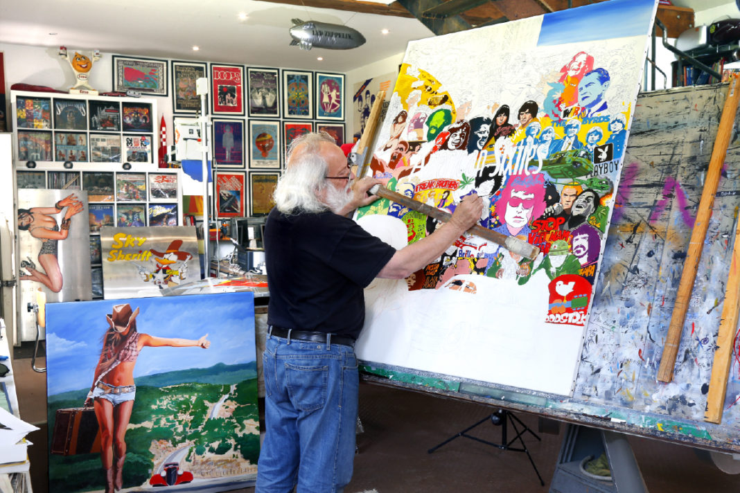 Art : Alain Bertrand, peintre hyperréaliste et Rock N' Roll. - Rétro ...