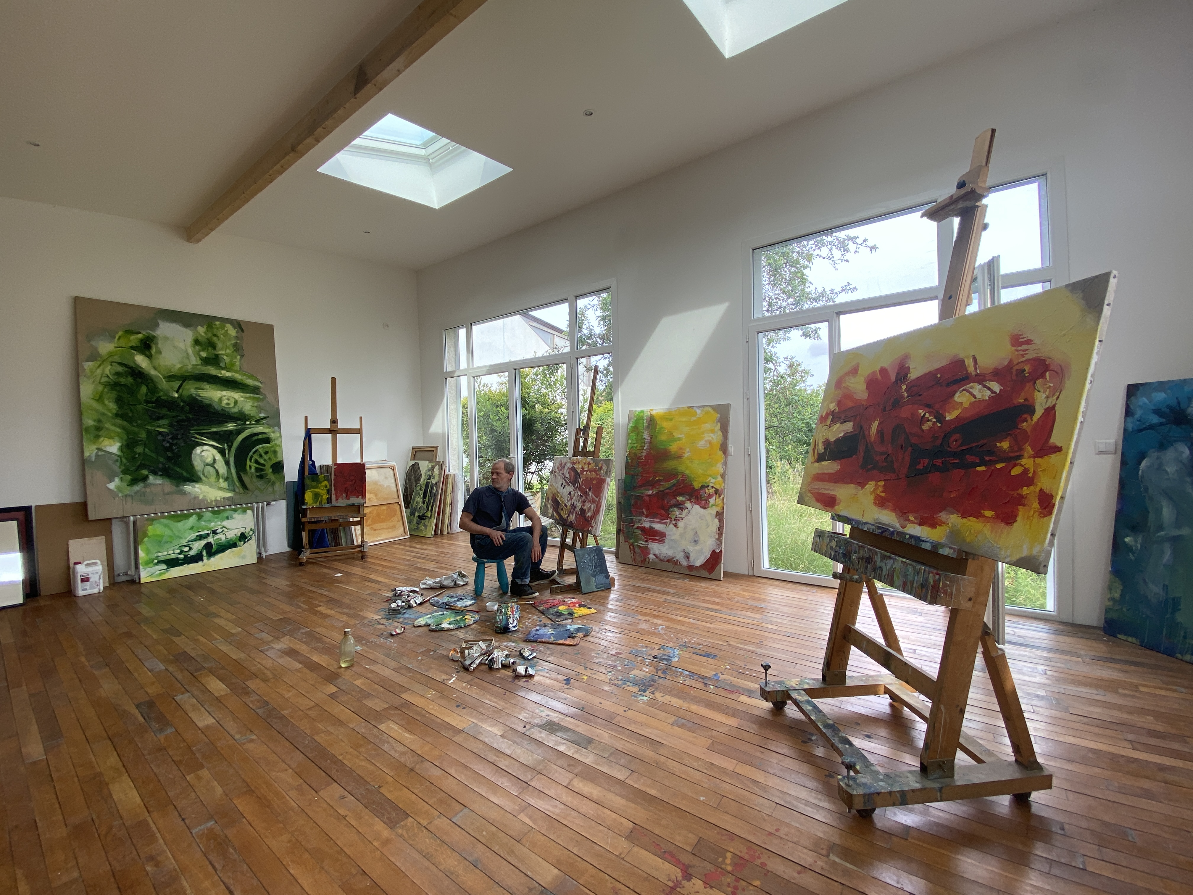 Art : Yahn Janou, peintre de l'automobile et du Mans - Rétro Passion ...