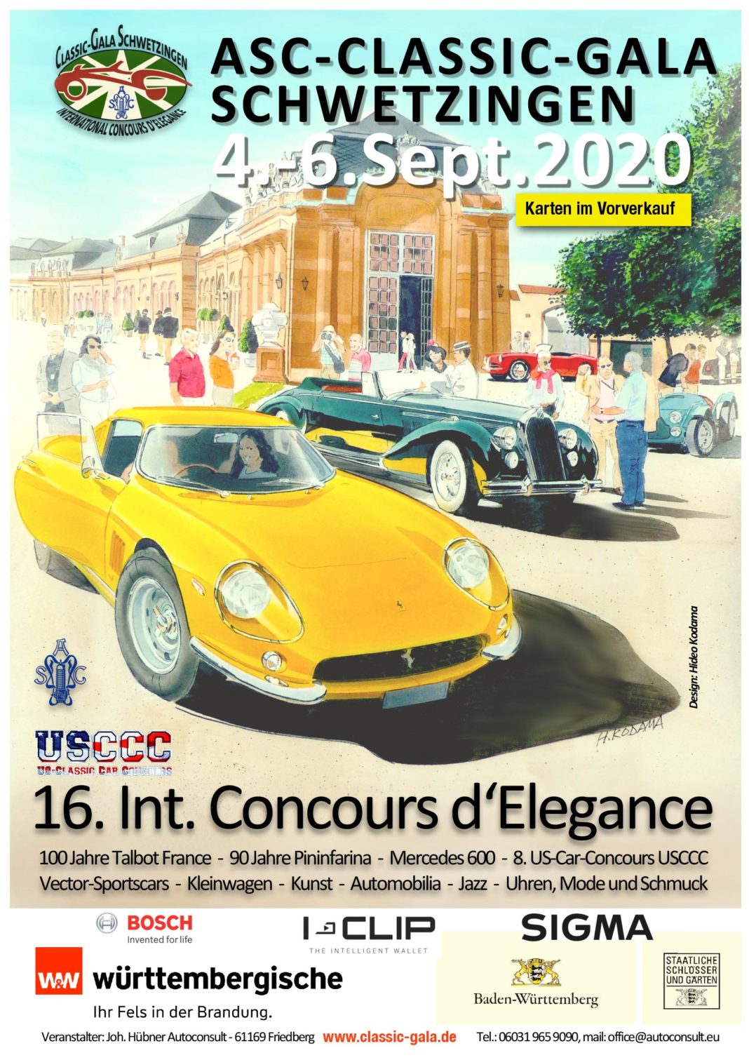 Concours d’Élégance Automobile -CLASSIC-GALA SCHWETZINGEN 4-6 septembre ...